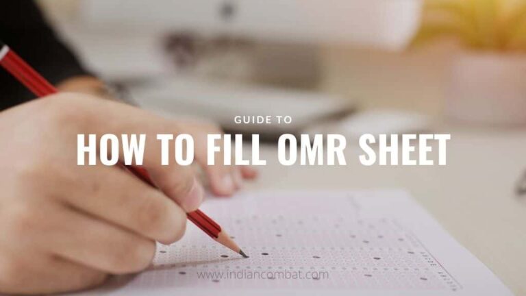 How To Fill OMR Sheet Correctly | For NDA, CDS, JEE, NEET And Other